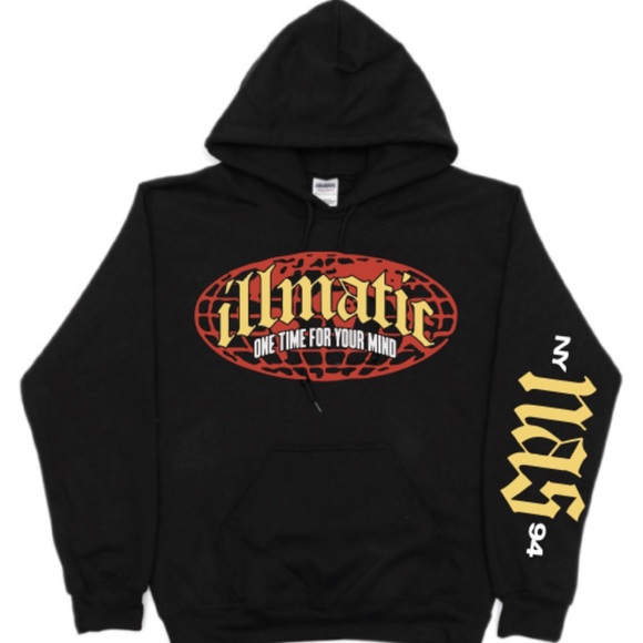 Sweaters | Nas X Illmatic X One Time For Your Mind Pullover Hoodie New ...
